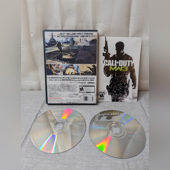 Media | Call Of Duty Modern Warfare 3 Mw3 Pc Game 2 Discs Guide Book ...
